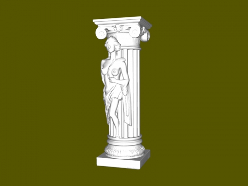 Greek Column free 3d model - download stl file